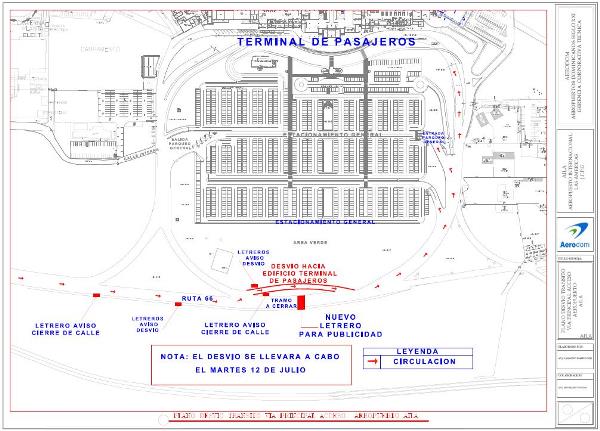 Aerodom anuncia desvíos de vehículos en rutas internas de aeropuerto ...